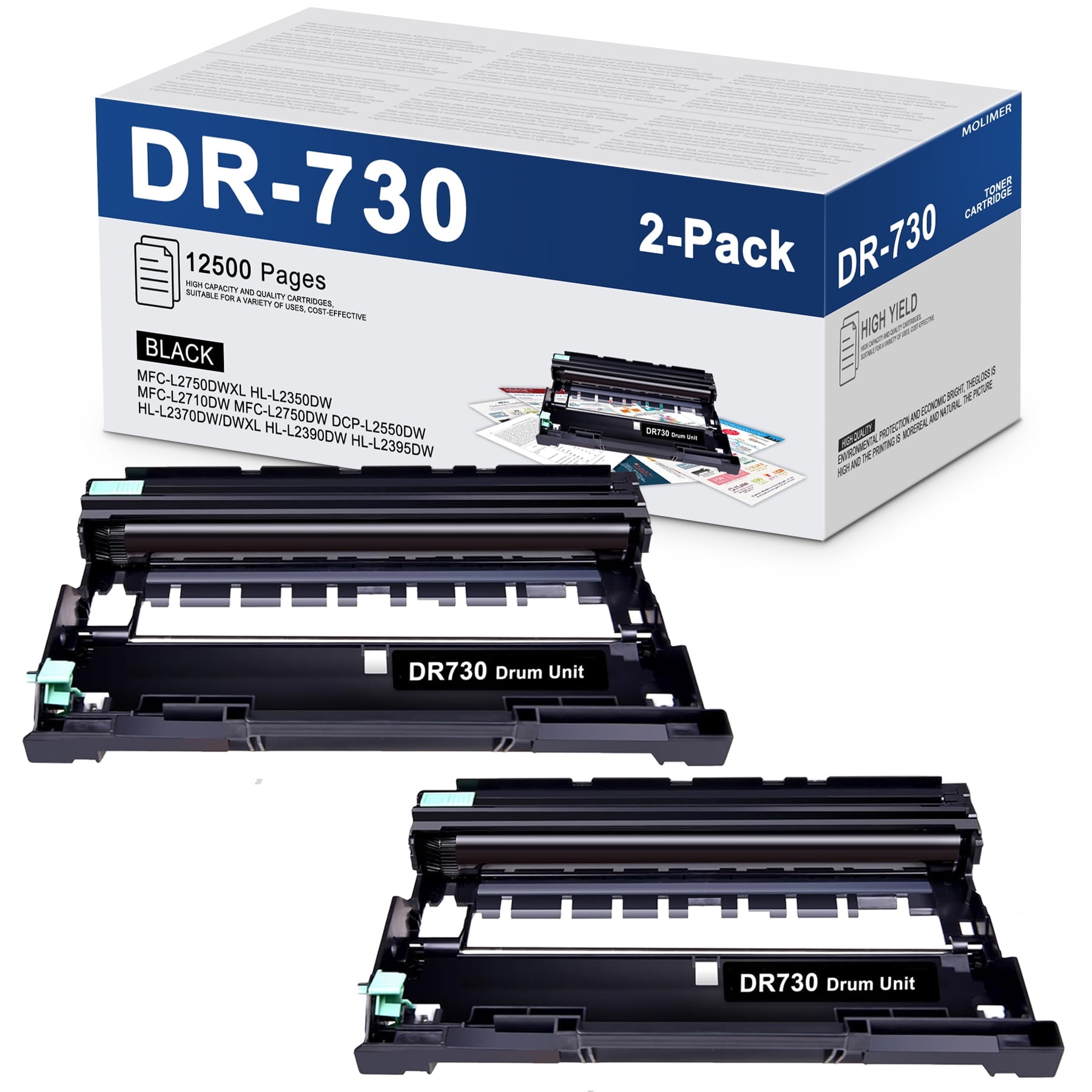 Brother DR730 High Yield Drum Unit Replacement for HL-L2350DW L2395DW ...