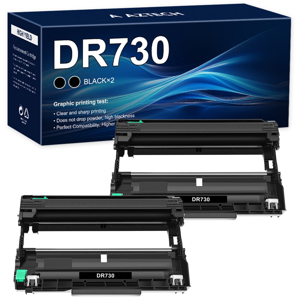 Aztech DR730 Drum Unit Replacement, Black, Compatible for Brother ...