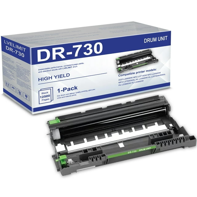 DR730 High Yield Black Drum Unit Replacement for Brother MFC-L2750DW Printer - Walmart.com