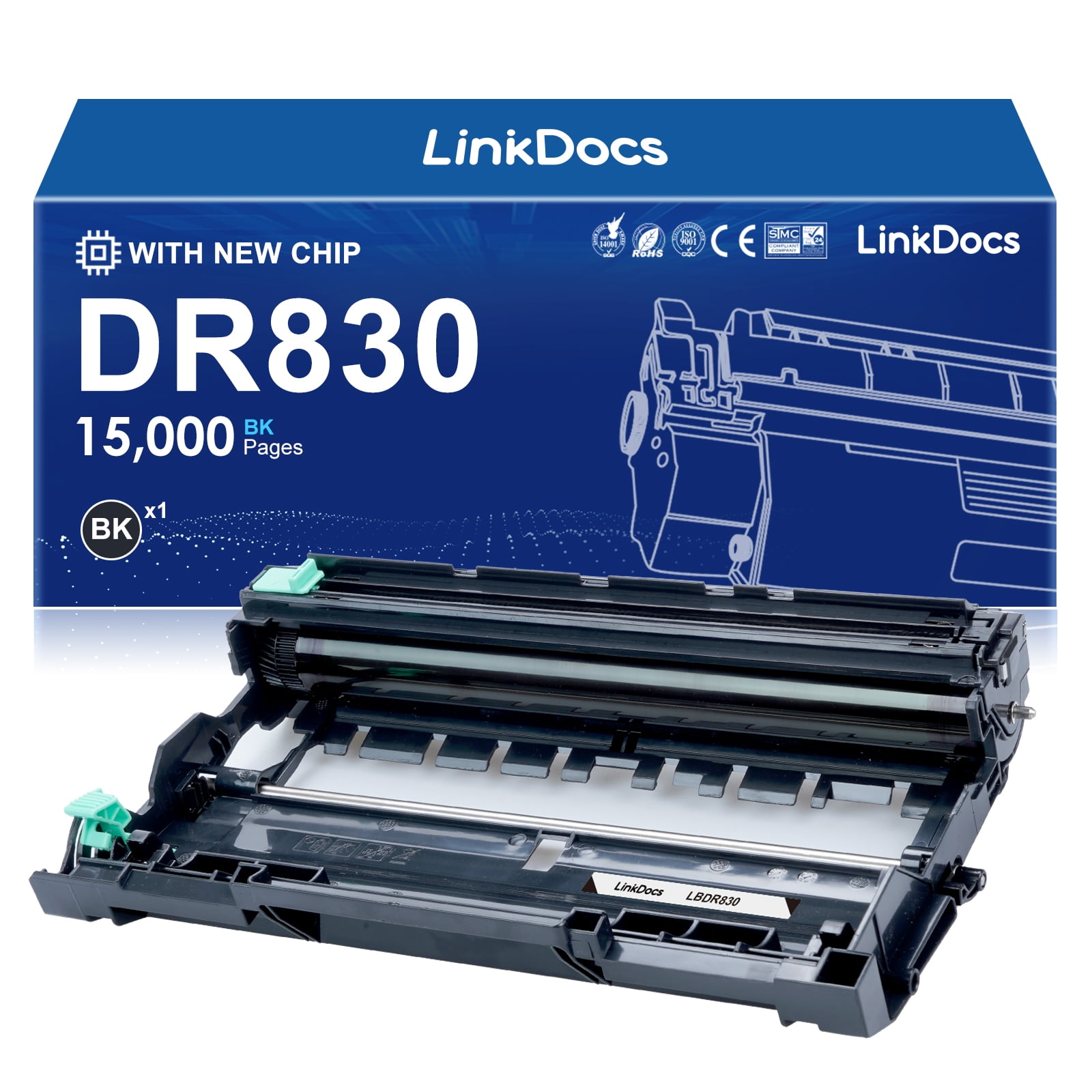 DR830 Image Drum Unit Replacement for Brother DR-830 DR 830 to use with ...