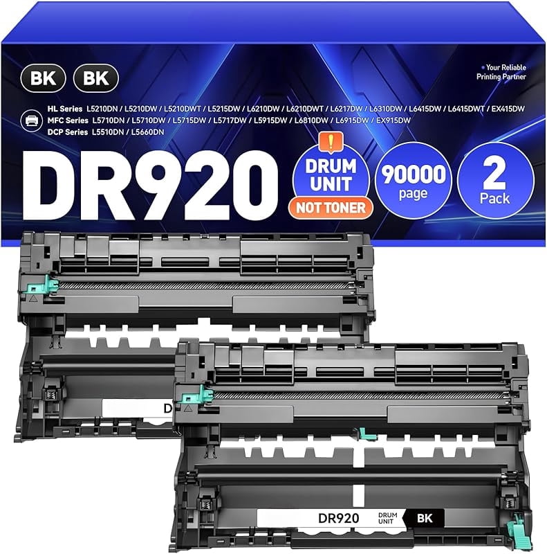 DR920 Drum Unit (Not Toner) Compatible for Brother DR-920 Imaging Drum ...