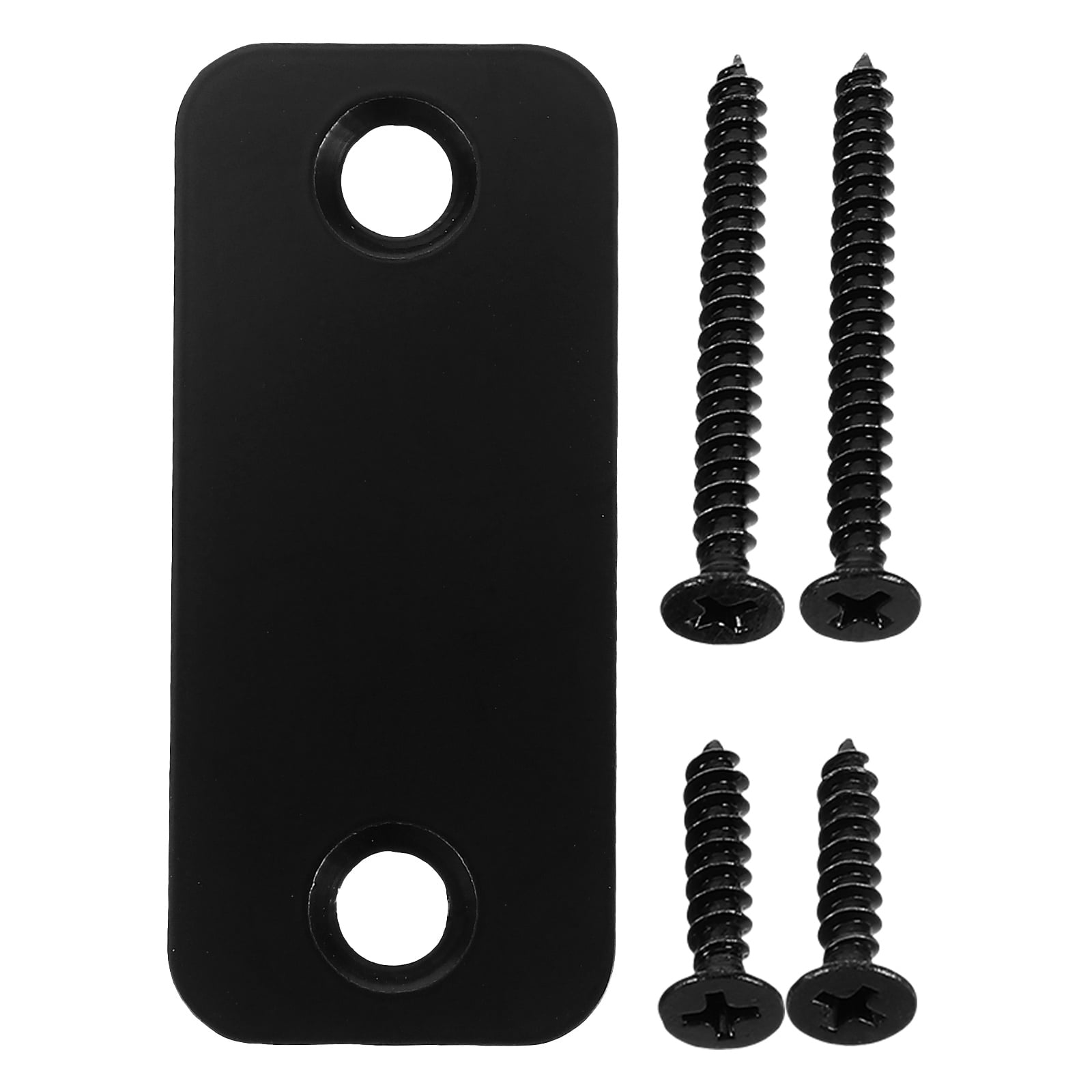 OUNONA 1 Set Deadbolt Hole Filler Stainless Steel Black for Door Edge ...