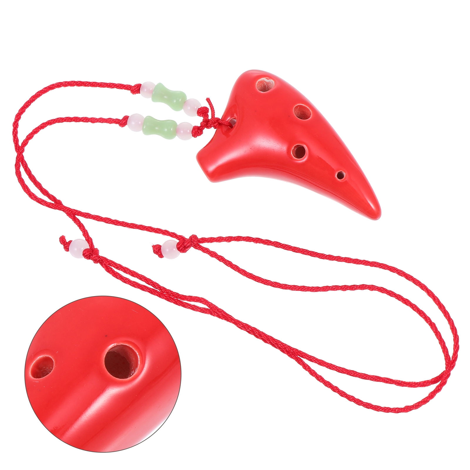 OUNONA Beginner Ocarina Red Dolomite Easy to Learn Portable for Playing ...