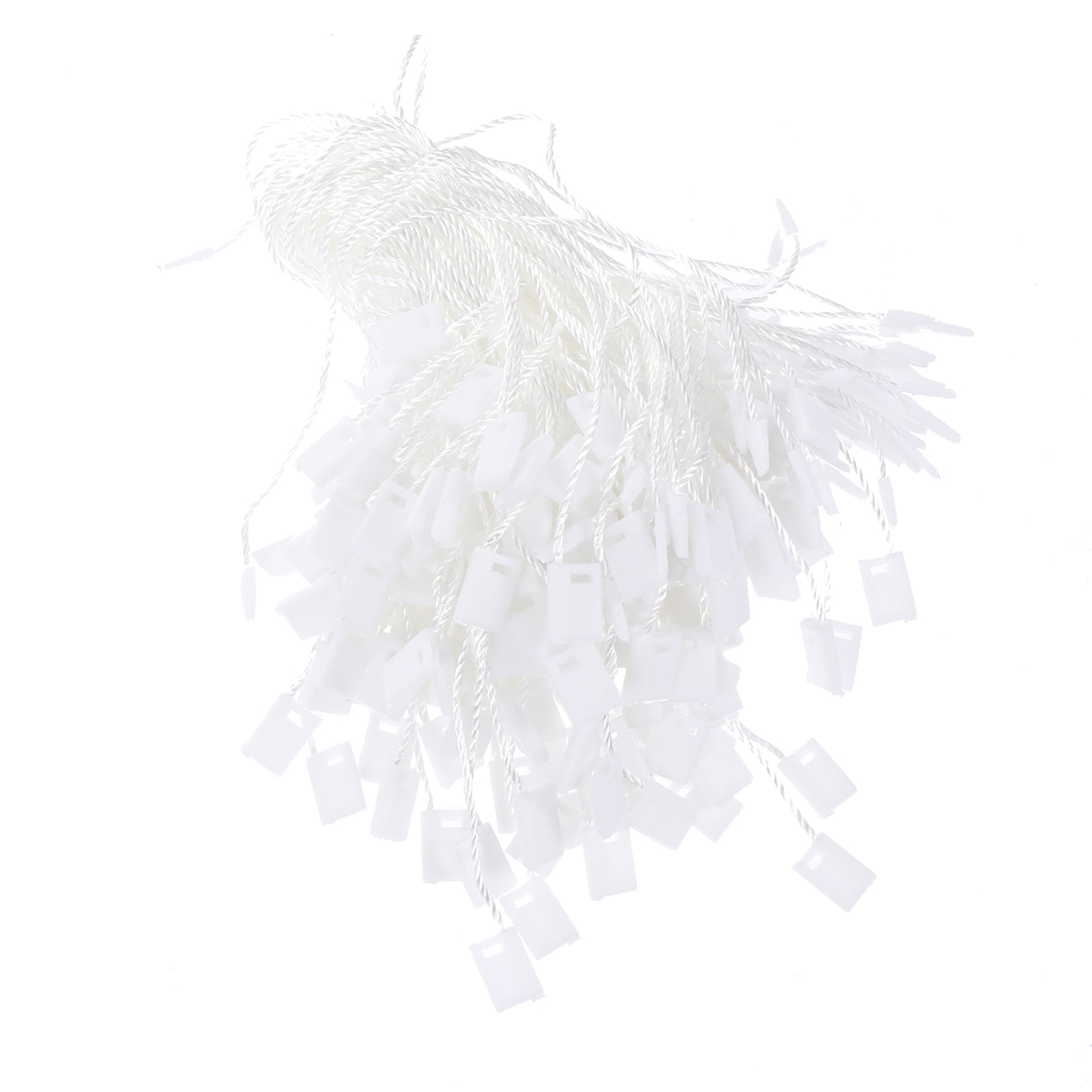 DRAFIDEEP 1000Pack Hanging Labels Tag Fastener Snap Locking White ...