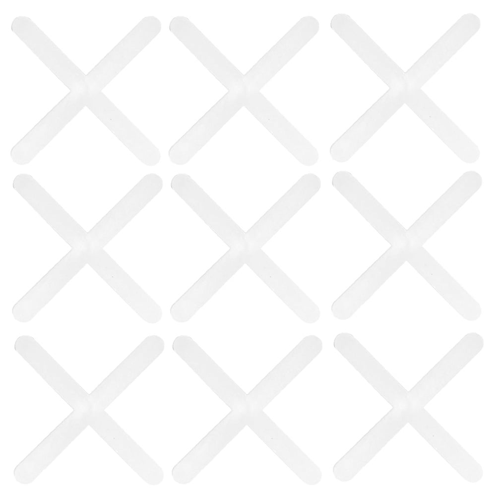 DRAFIDEEP 1000Pcs White Pe Cross Shaped Tile Spacers for Ceramic Tiles ...
