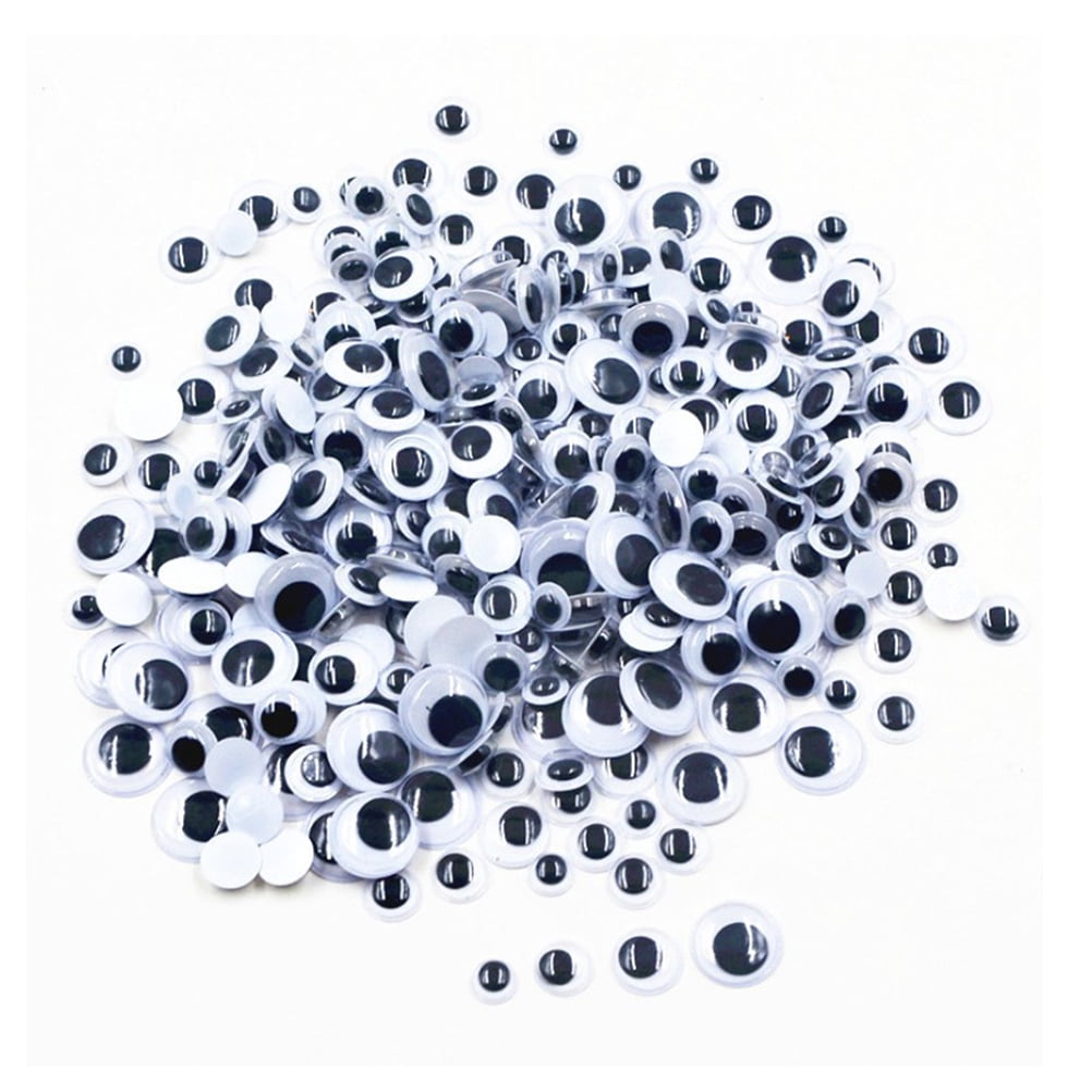 DRAFIDEEP 100Pcs Fun Plastic Eyes for Art Craft Making Kids Projects ...