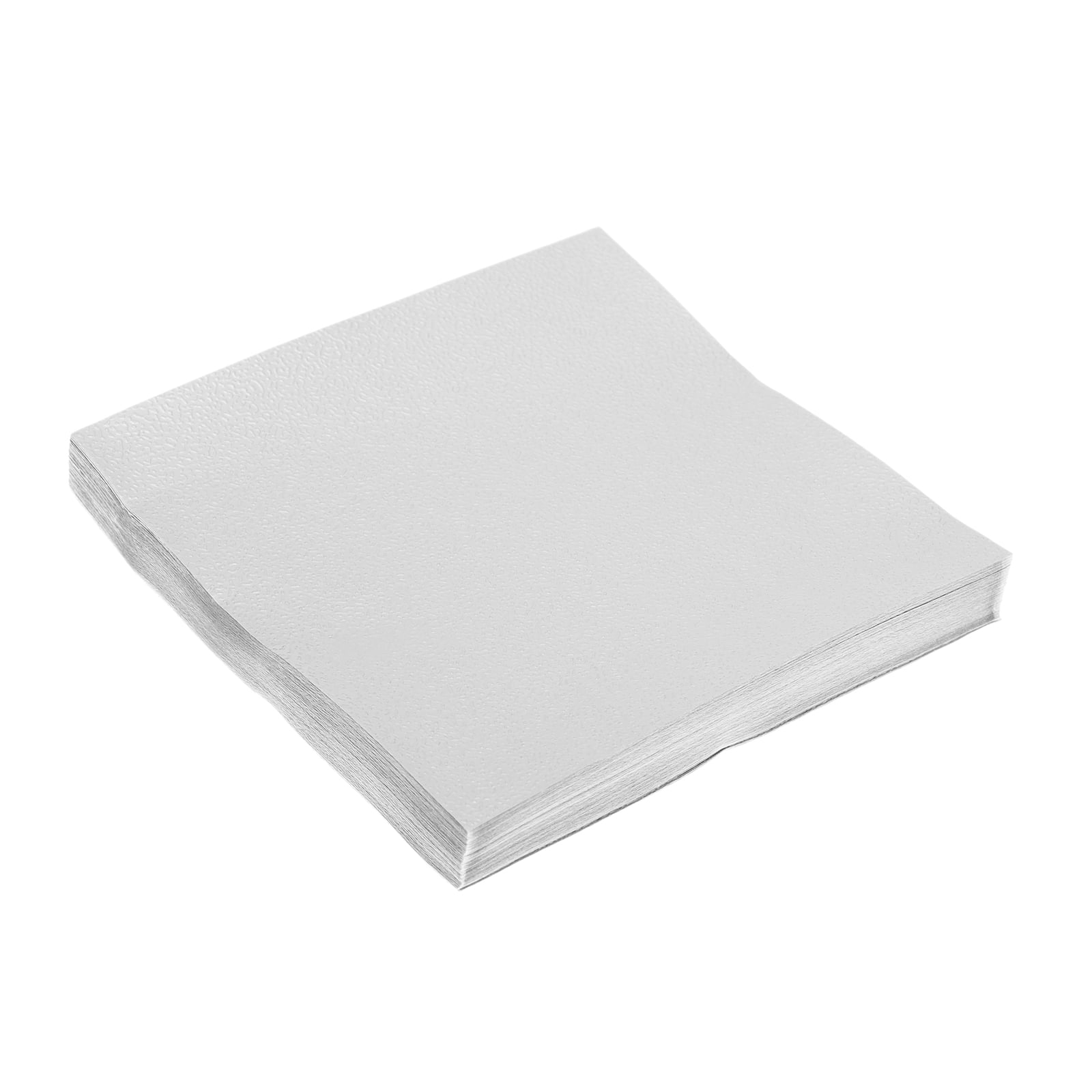 DRAFIDEEP 100Pcs Origami Folding Paper Silver 3.9X3.9X0.04In For ...
