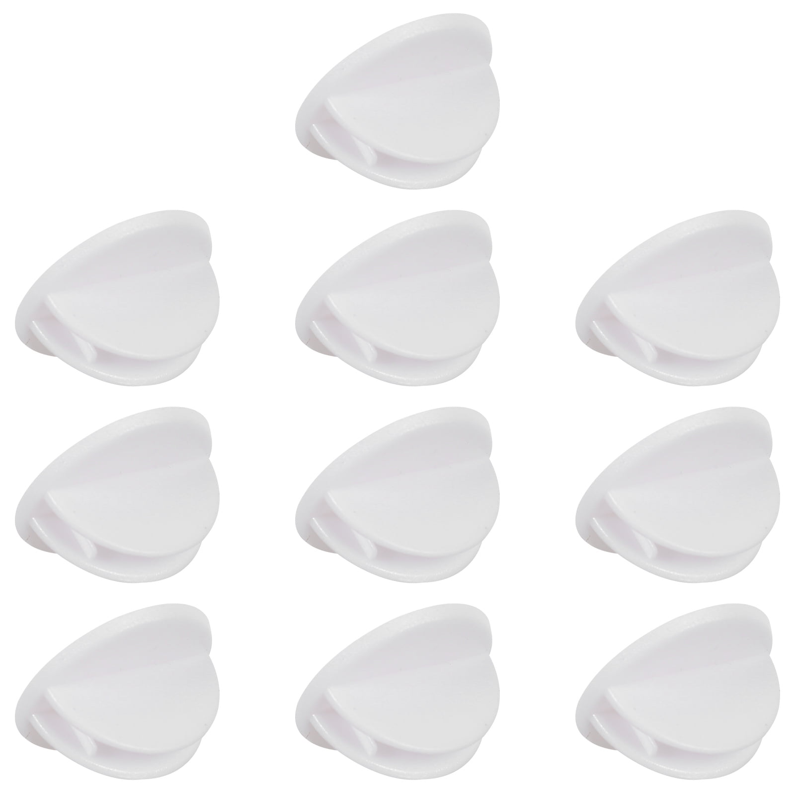 DRAFIDEEP Price Tag Clips White Plastic 100Pcs 1x1x0.6In - Walmart.com