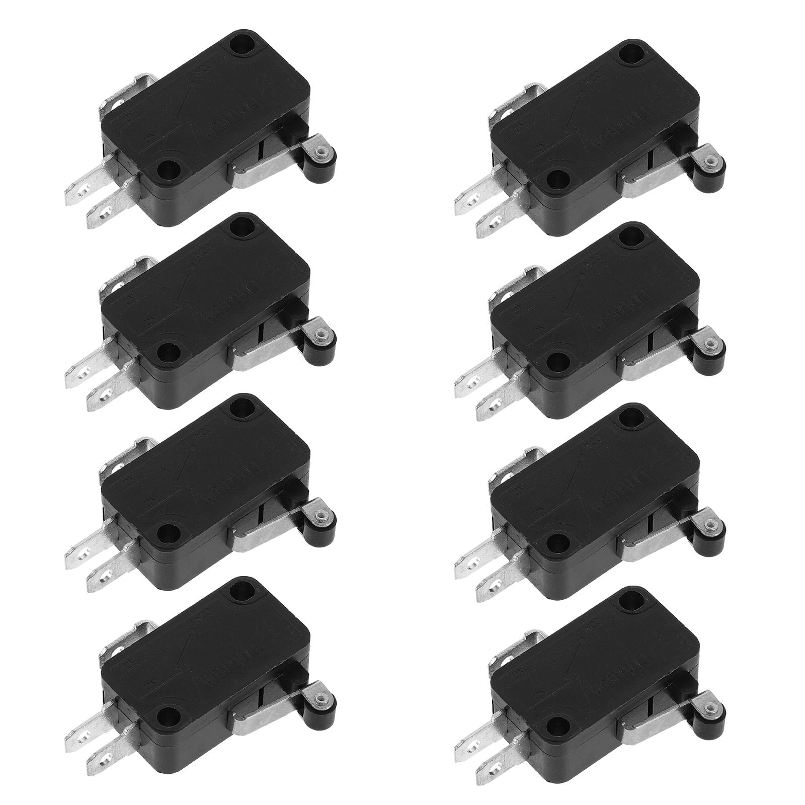 DRAFIDEEP 10Pcs Micro Long Hinge Roller Arm Limit Switch Spdt Snap Action For Oven Interlock ...