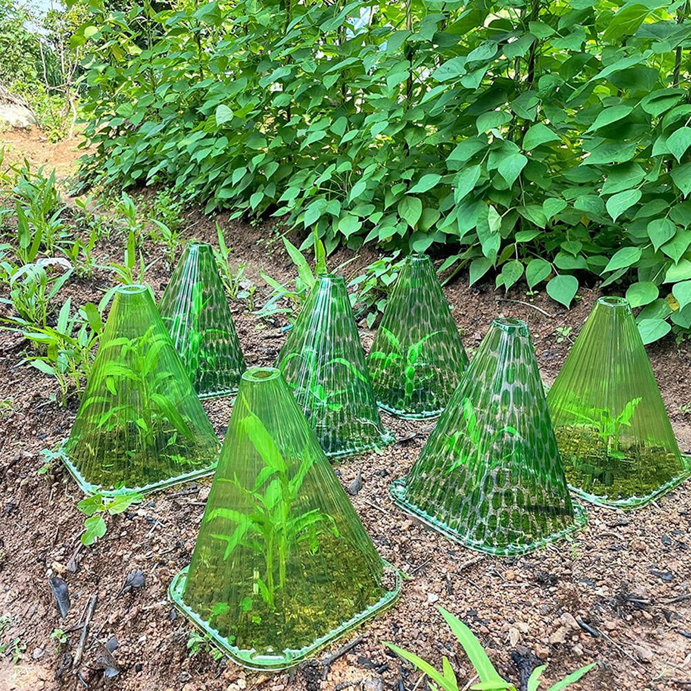 DRAFIDEEP 10Pcs Plants Protector Conical Frost Protection Covers for ...