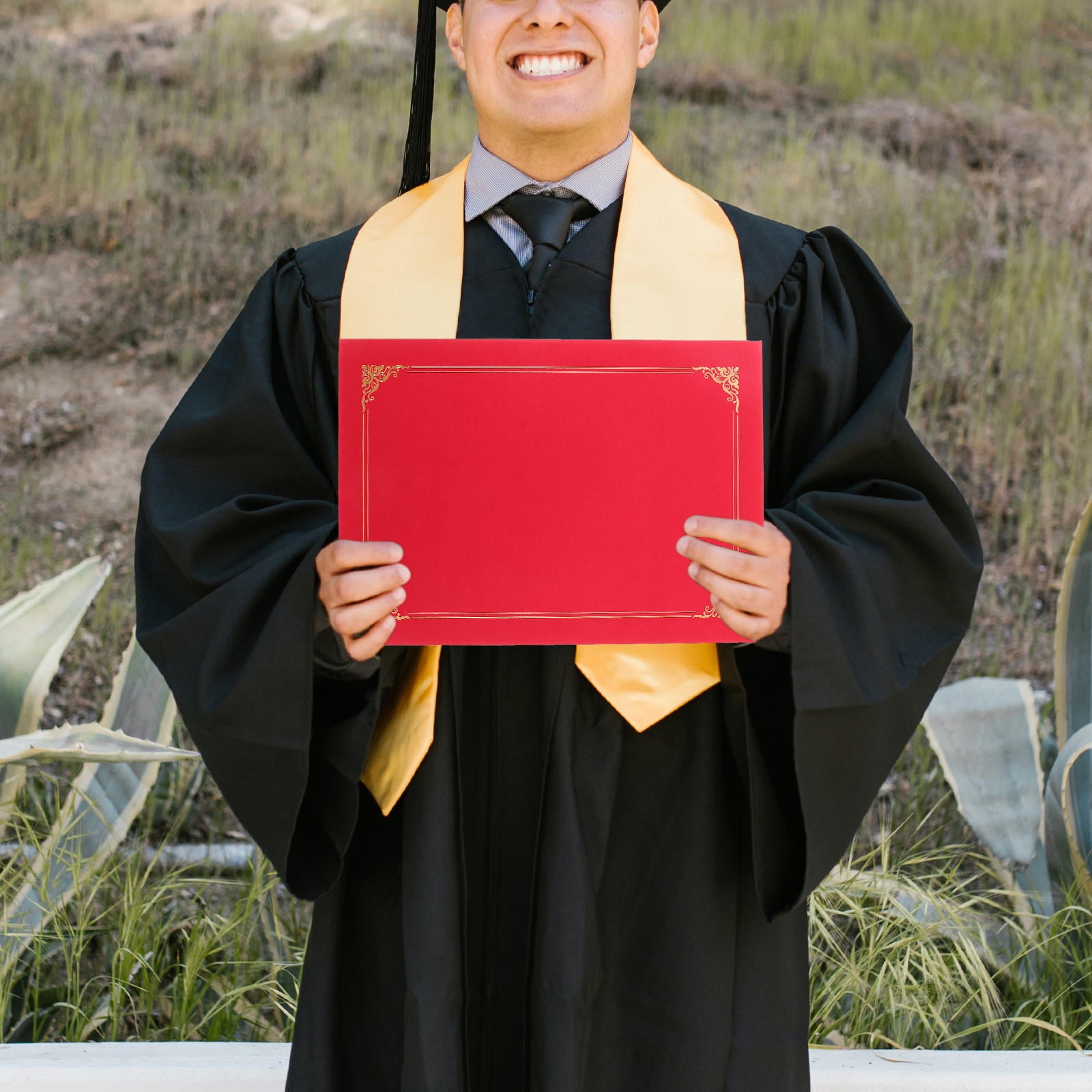 DRAFIDEEP 10pcs Certificate Kit Red Diploma Holders Award Certificate ...