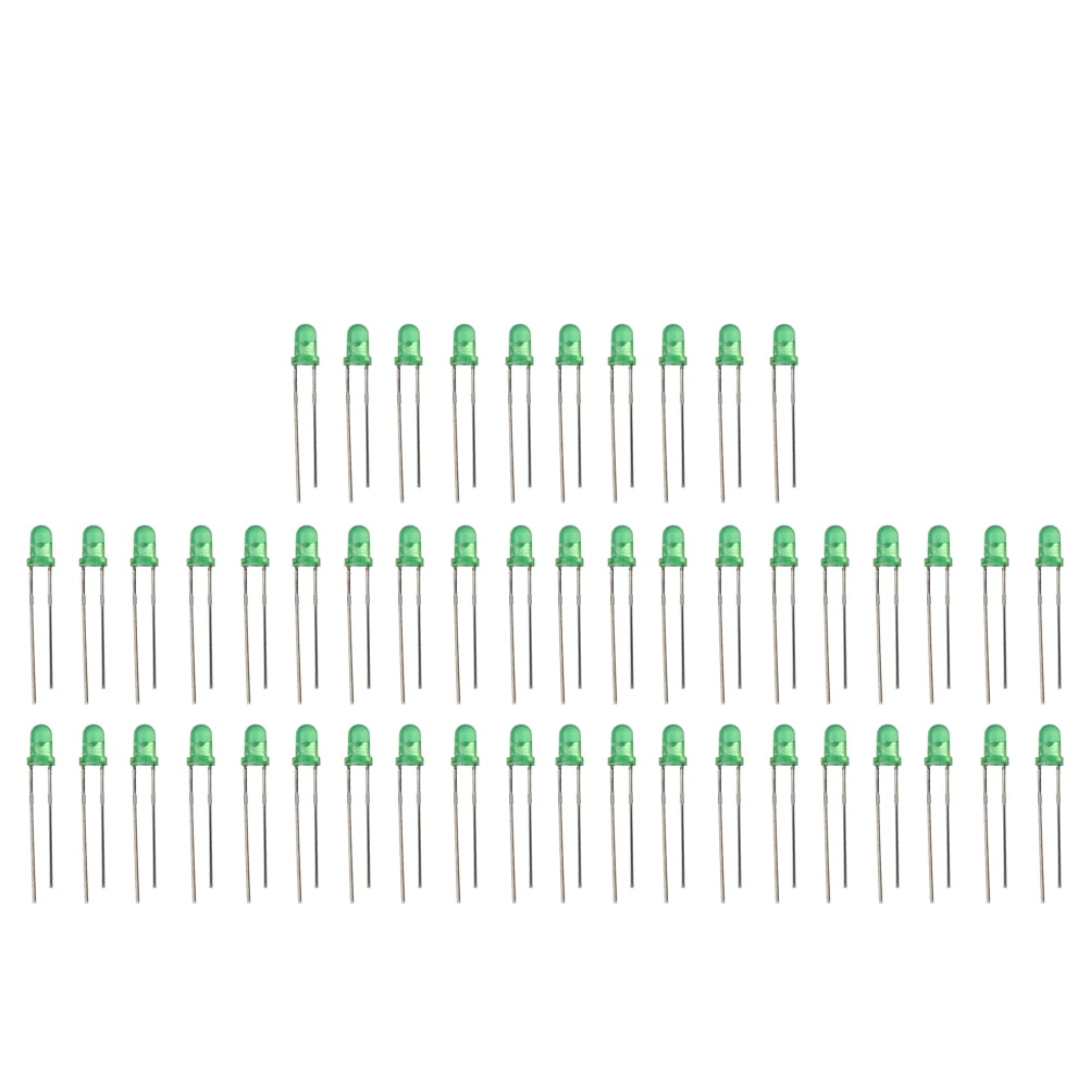 DRAFIDEEP 120Pcs Led Diode Lights 3Mm Diameter White Red Green Blue ...