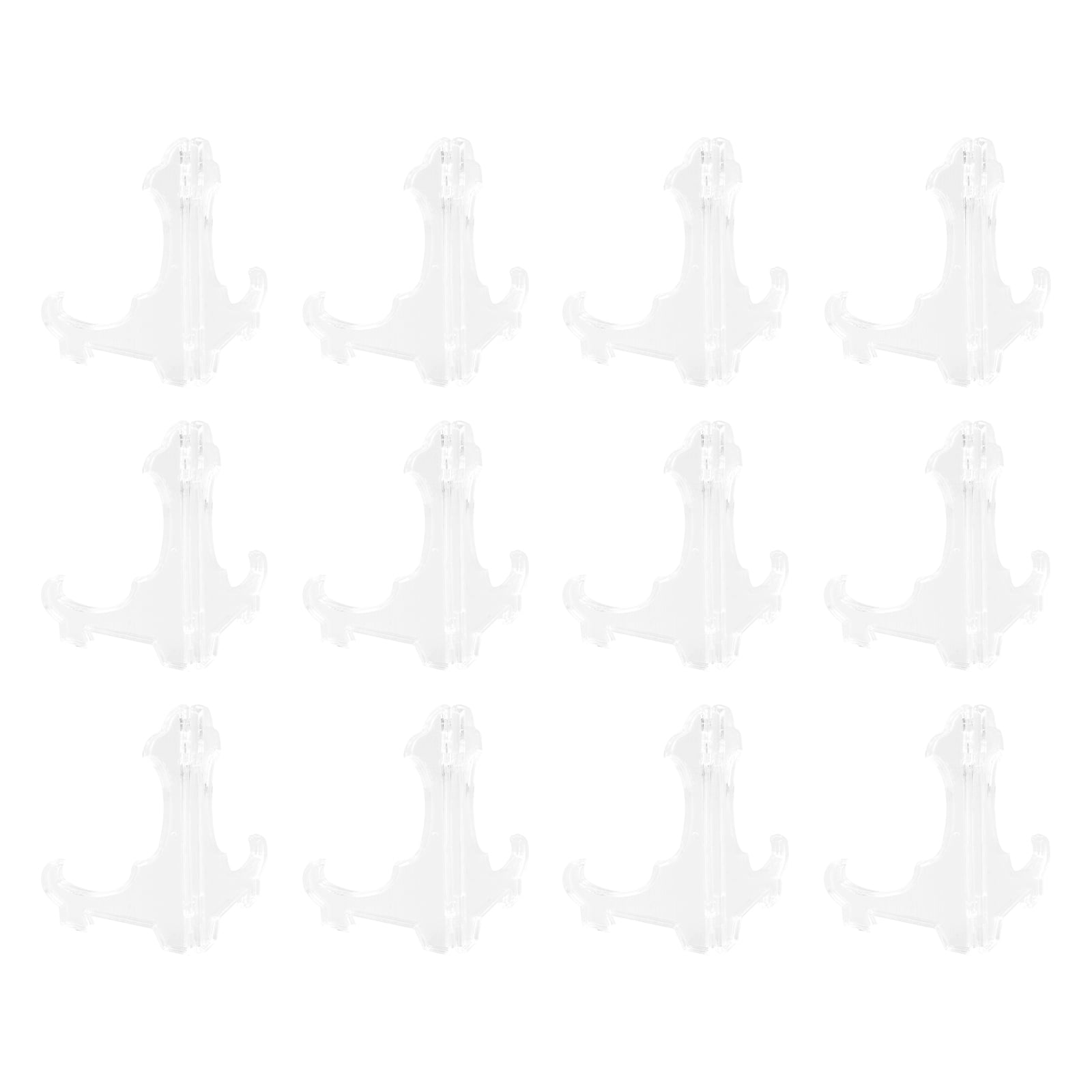 DRAFIDEEP Display Stands Plastic Triangular 12Pcs 5.1x4.7in - Walmart.com
