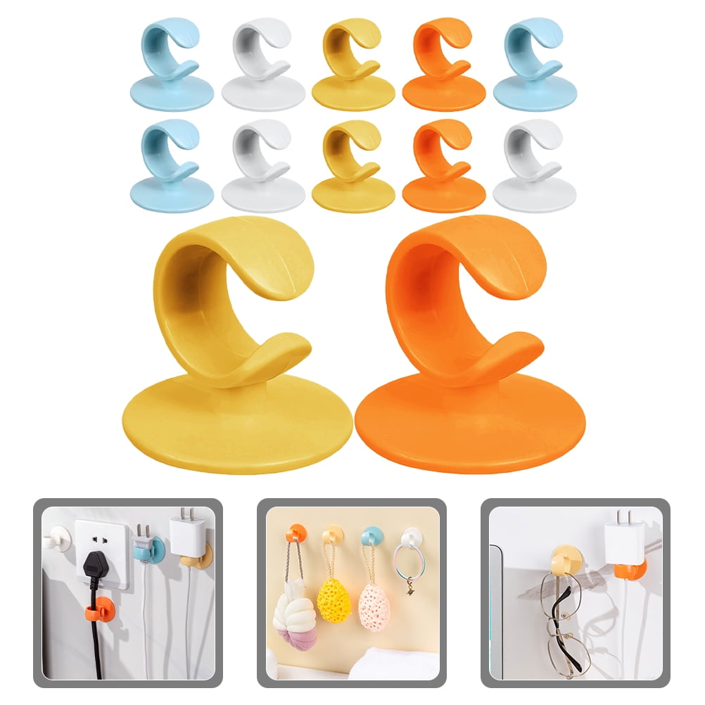 DRAFIDEEP 12Pcs Power Plug Holders Assorted Color Abs Material For Home ...