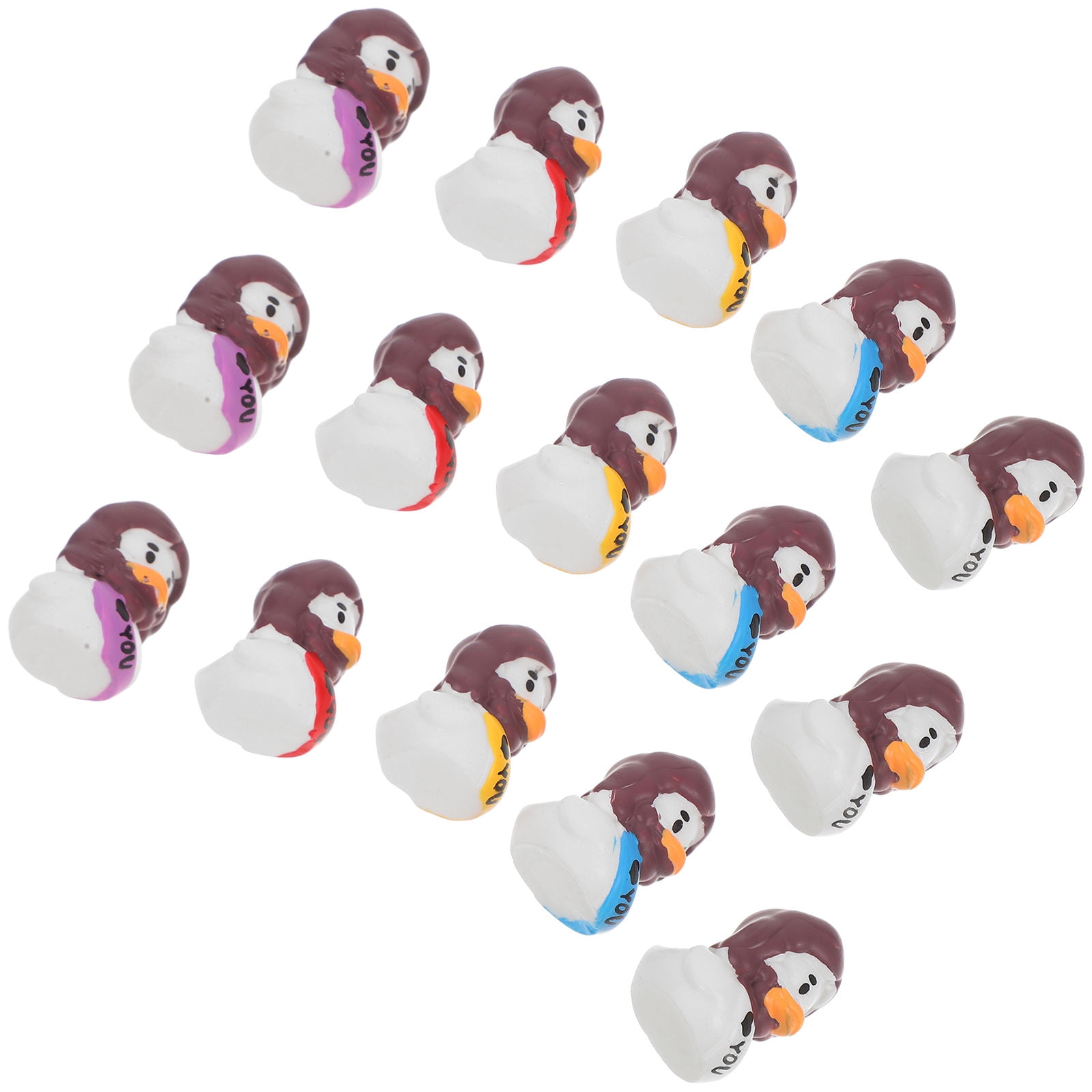 OUNONA 15pcs Tiny Resin Jesus Ducks for Home Decor and DIY Activities ...