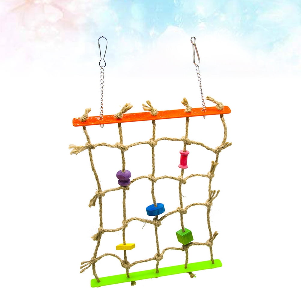 DRAFIDEEP 1Pack Bird Rope Toy Linen for Strengthening Climbing Skills ...
