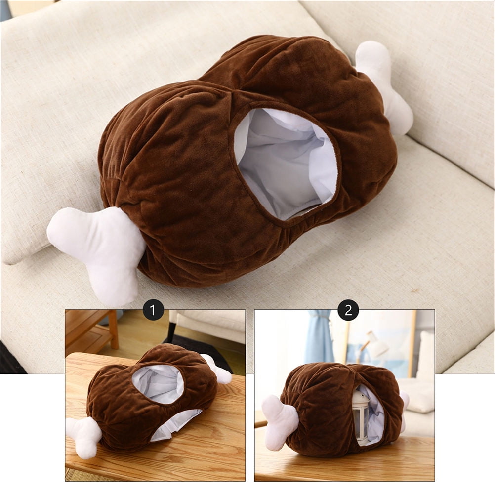 DRAFIDEEP 1Pack Cartoon Hat Chicken Bone Shape Plush Photo Prop for ...