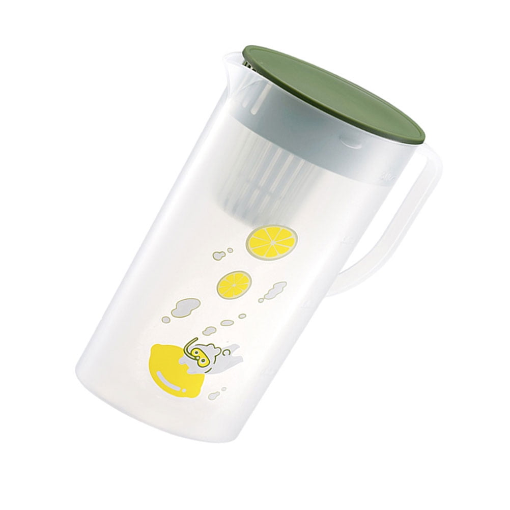 DRAFIDEEP 1Pack Ice Tea Pitcher Material Fridge Jug With Lid For ...