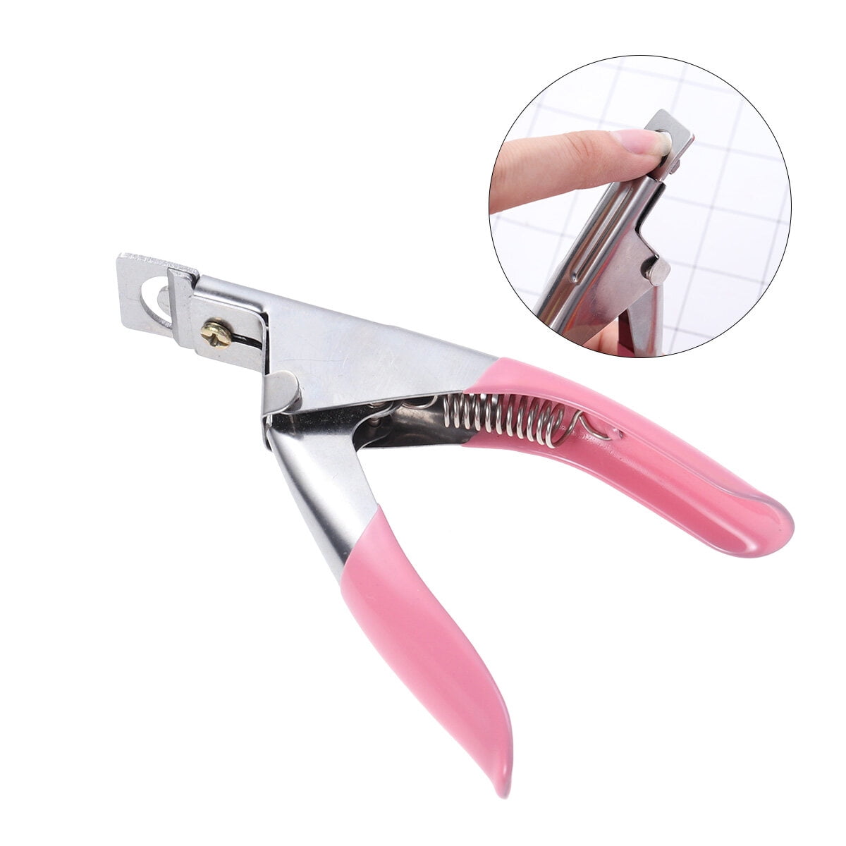 DRAFIDEEP 1Pack Manicure Clipper for Nails in U Shape Design in Rose ...