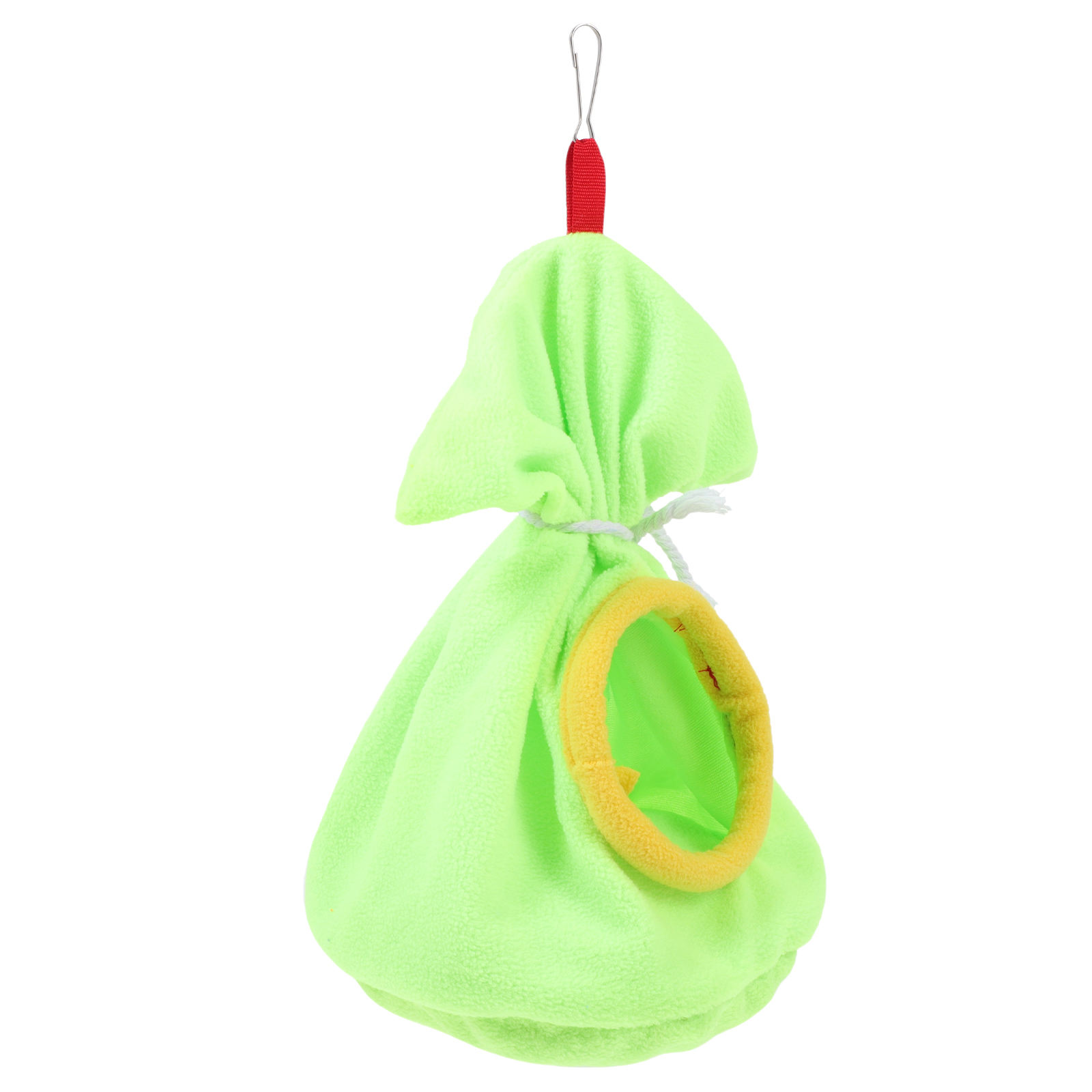 DRAFIDEEP 1Pack Parrot Hanging Nest Round Shape Green Color Lint ...