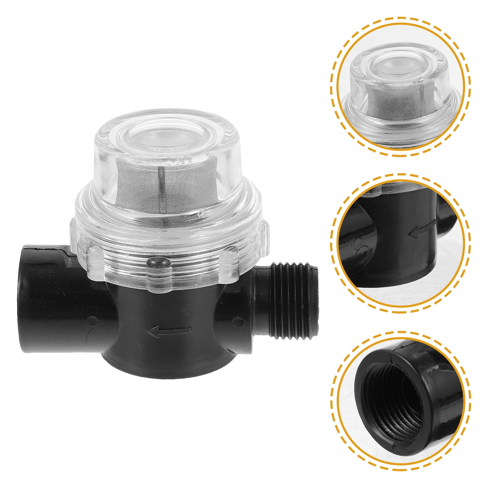 DRAFIDEEP 1Pack Water Filter for Pipe with 1/2 Inch Inlet Water ...