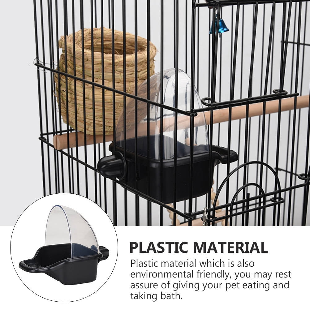 DRAFIDEEP 1Pc Bathing Tub for Birds with Leakproof Design and Simple ...