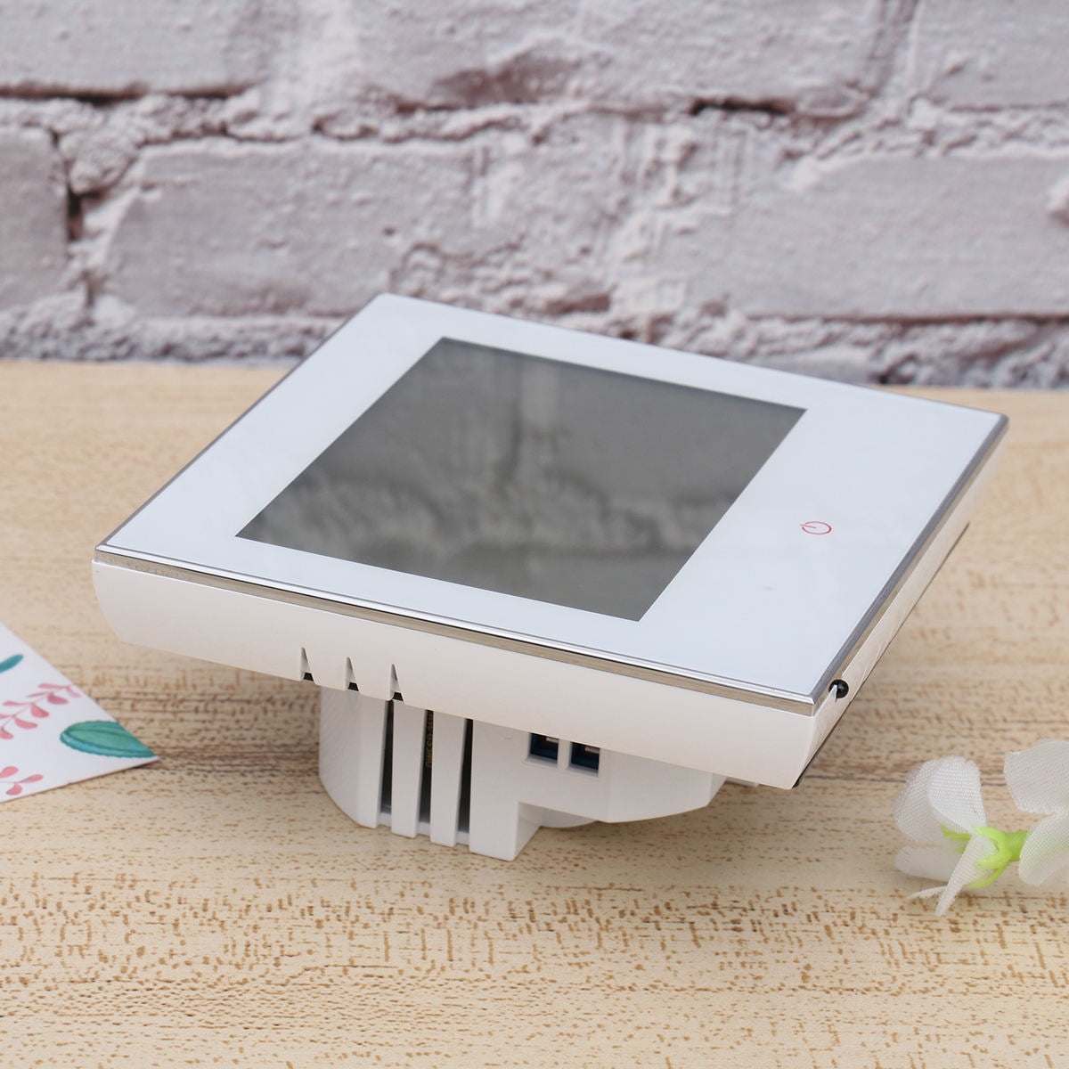 DRAFIDEEP 1Pc White Digital Thermostat with Internal External Sensor ...
