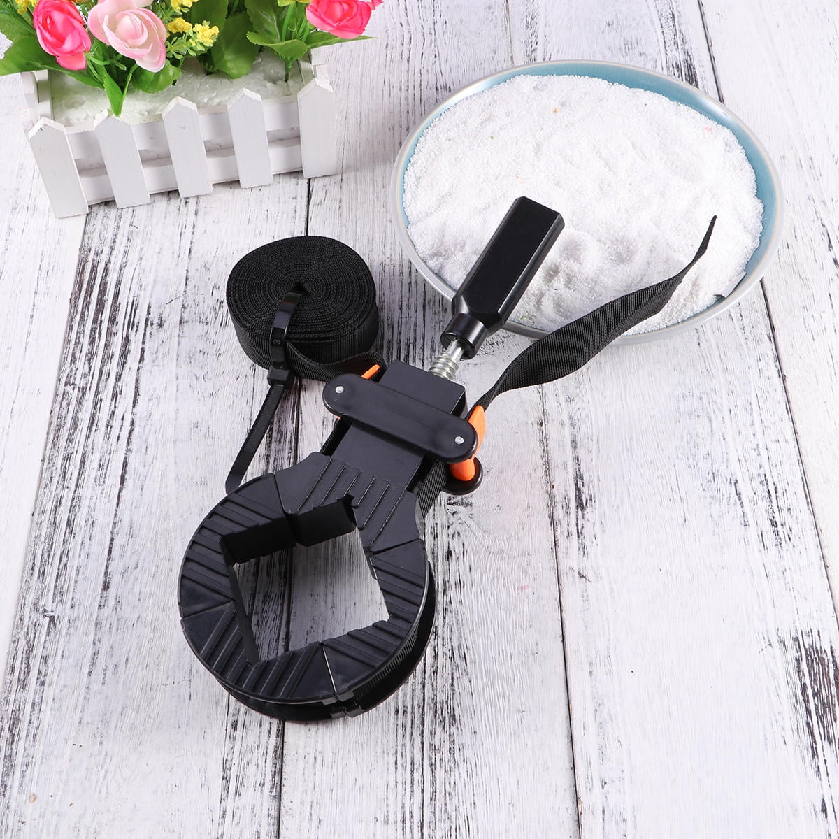 DRAFIDEEP 1Pcs Black Clamp for Woodworking with 4m or 6m Rope and 3cm ...