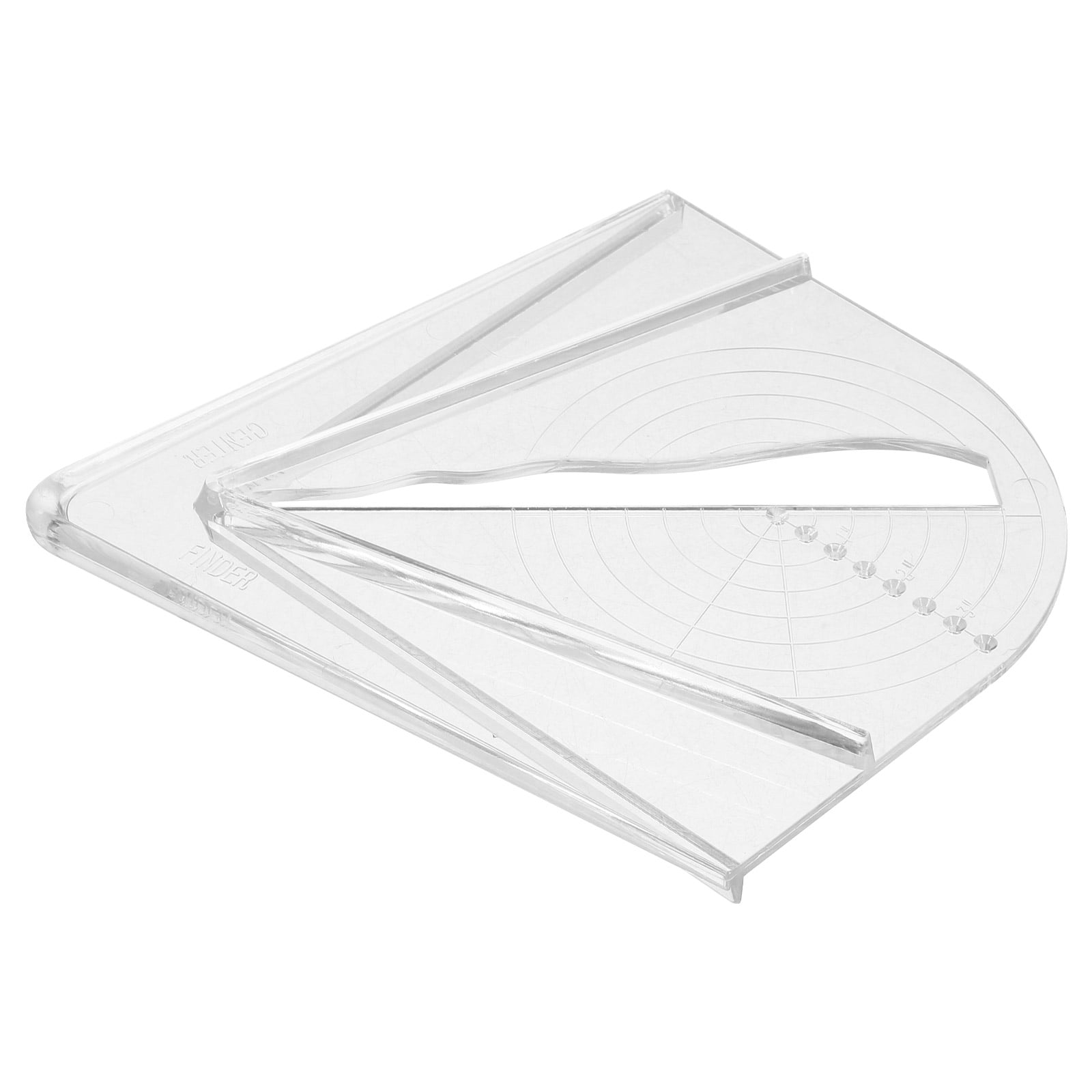 OUNONA Woodworking Center Gauge Transparent Acrylic Line Marking Tool ...