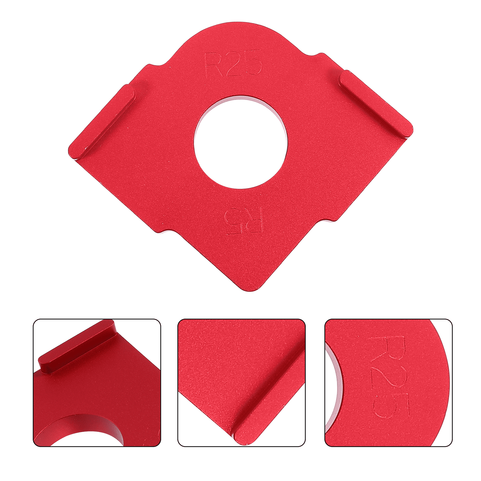 DRAFIDEEP 1Pcs Router Corner Radius Template Half Angle Positioner ...
