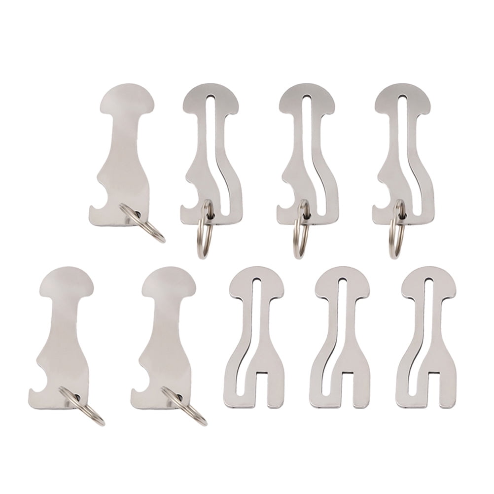 DRAFIDEEP 1Set Simple Design Oval Metal Trolley Token Tool with Bottle ...