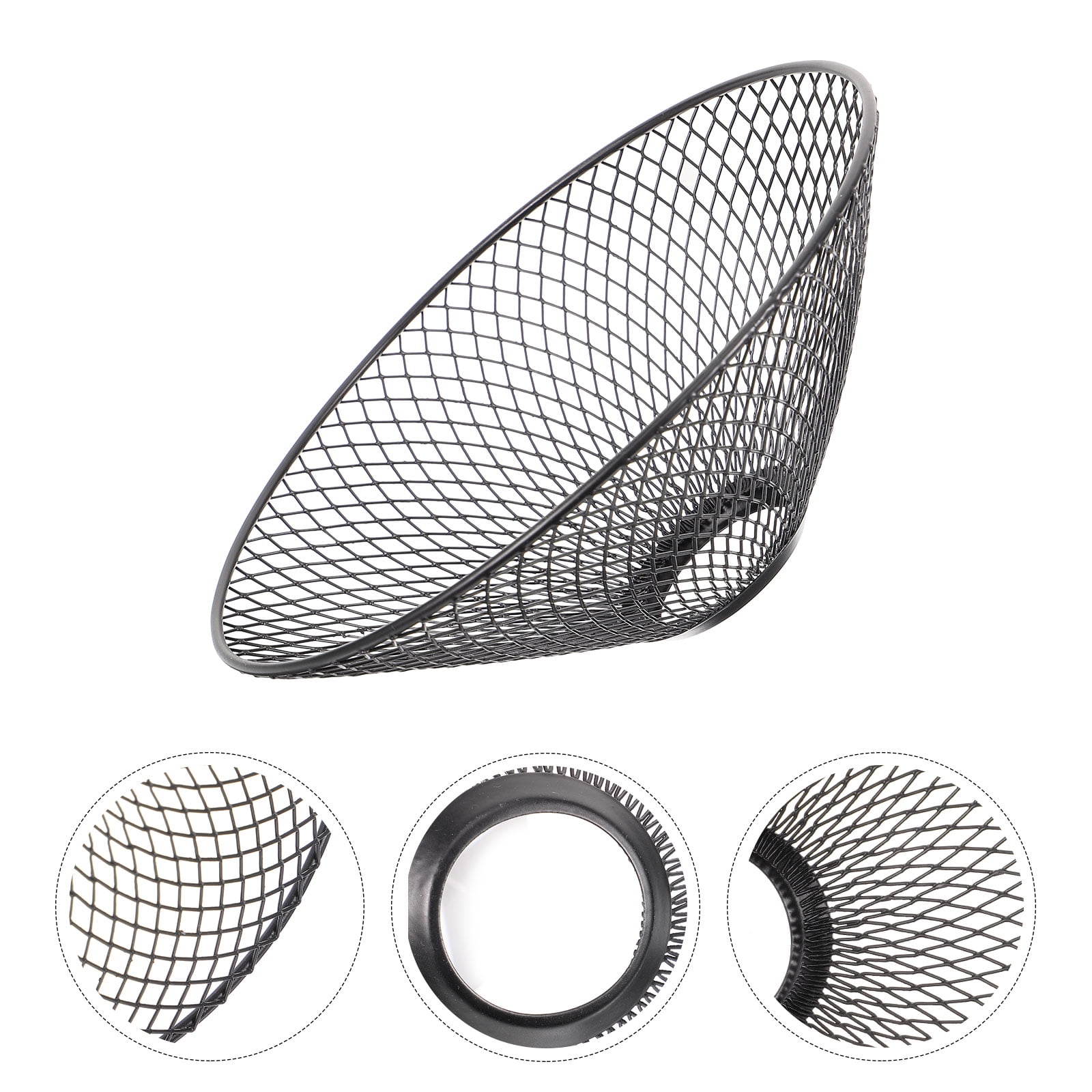 DRAFIDEEP 1Set Wire Mesh Light Cover Black Metal Lampshade For Adult ...