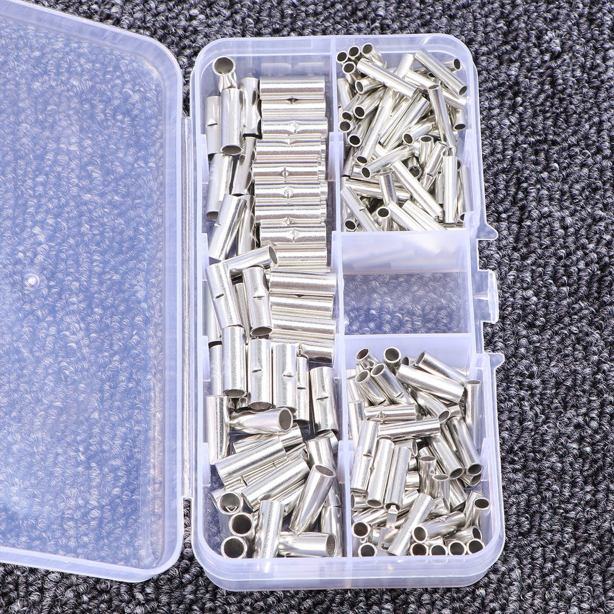 DRAFIDEEP 200Pack Electrical Connectors Non Insulated Bare Terminal Kit ...