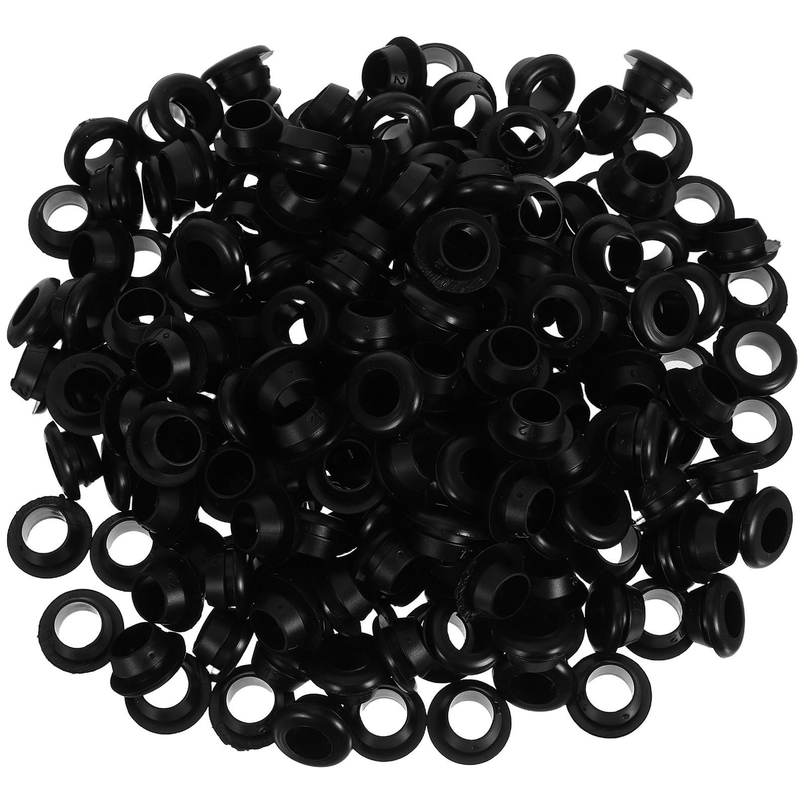 OUNONA 200Pcs Rubber Hole Grommets for Electrical Boxes Cable ...