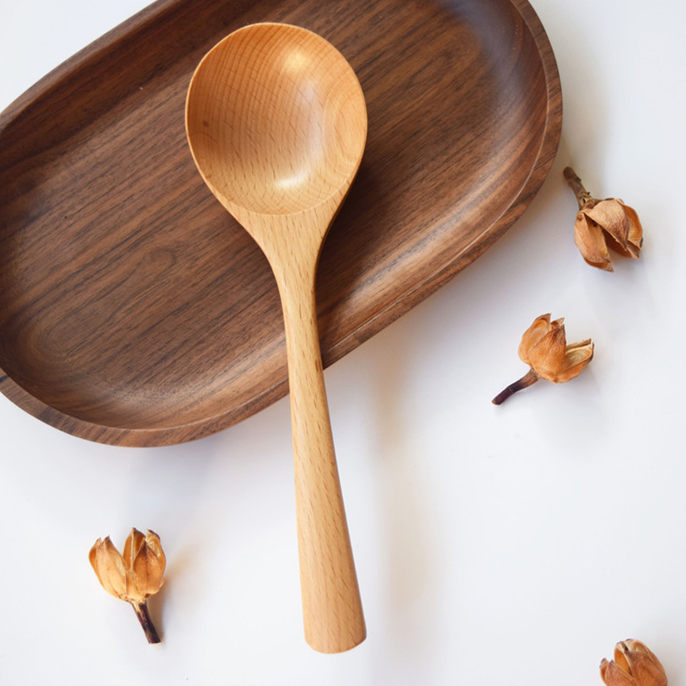 DRAFIDEEP 23Pack Wooden Spoons for Eating Ice Cream and Desserts Simple ...