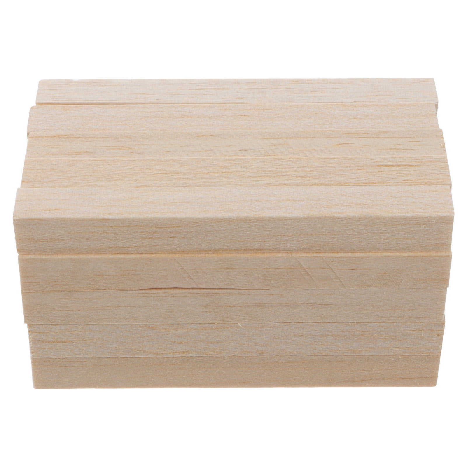 DRAFIDEEP 25Pcs Natural Wood Square Craft Sticks for Miniature House ...