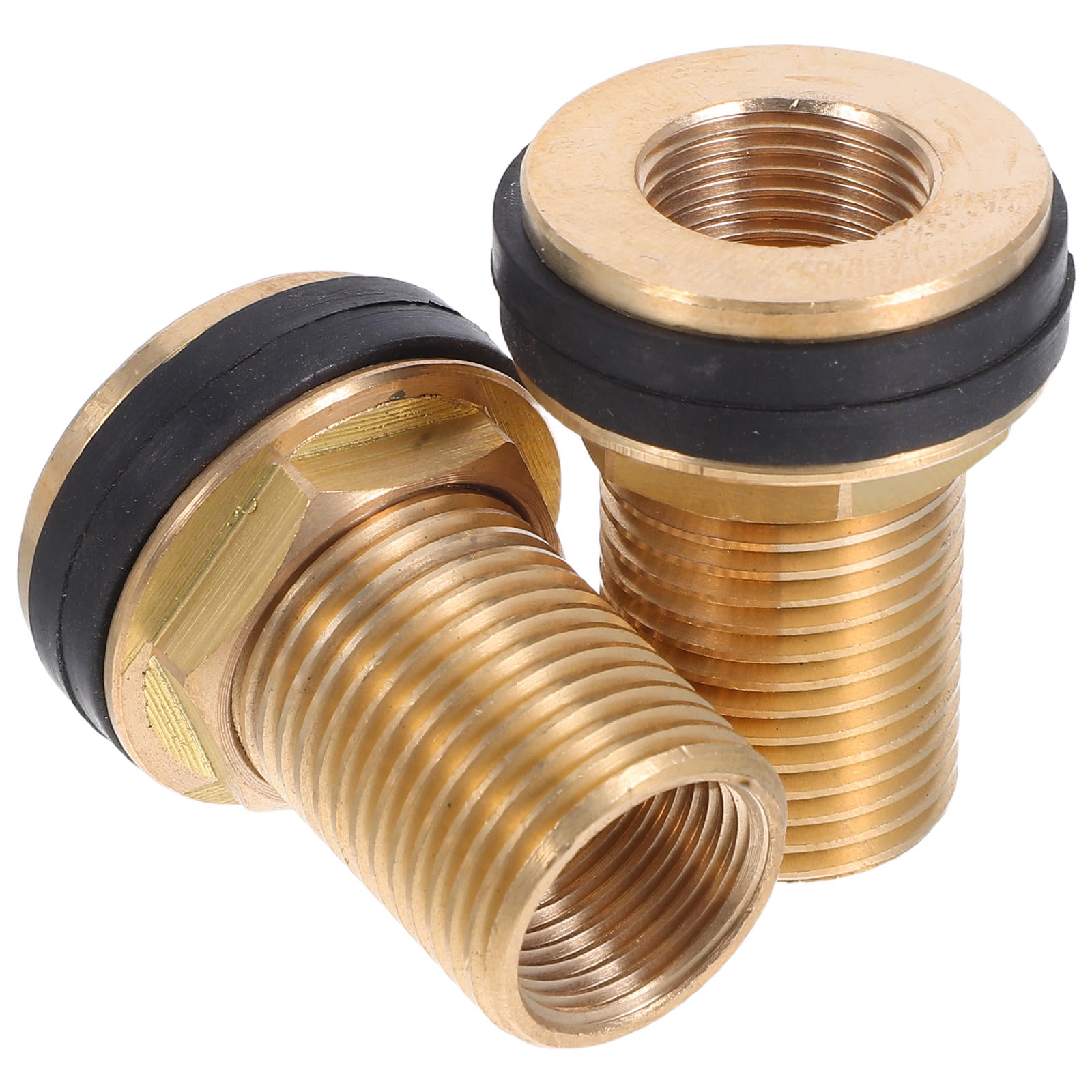 DRAFIDEEP 2Pack Water Tank Brass Fitting Golden for Tubs Rectangular ...