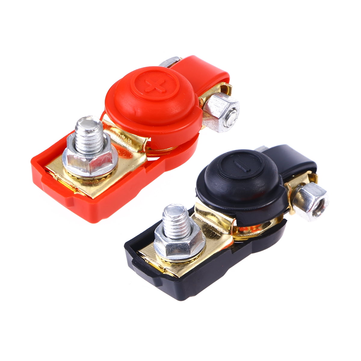 DRAFIDEEP 2Pcs Terminal Clamp Car Cable Connector Clamp Black for ...