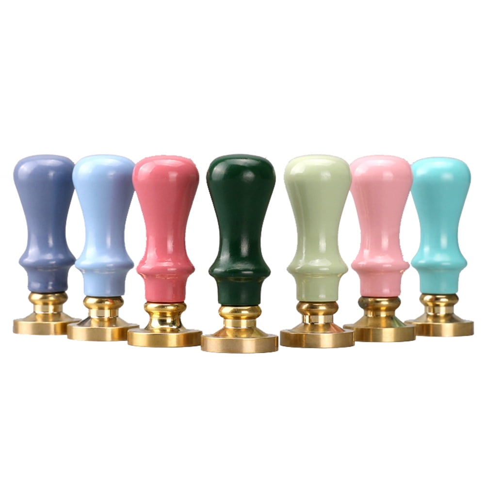 DRAFIDEEP 2Pcs Wooden Seal Handle for Stamping Diy Crafting Unfinished ...