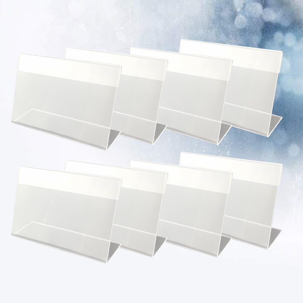 DRAFIDEEP Plastic Label Tags Price Tag Acrylic 30Set - Walmart.com