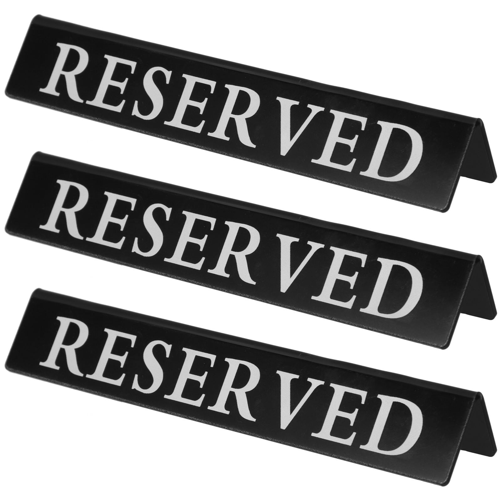 DRAFIDEEP 3Pcs Acrylic Reserved Sign for Tables Seating Arrangement in ...