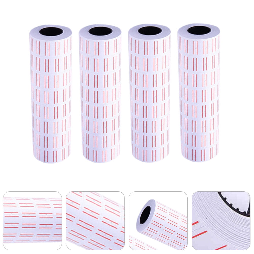 DRAFIDEEP Rectangular Price Marker Label Stickers Paper 40 Rolls 0.8x0 ...