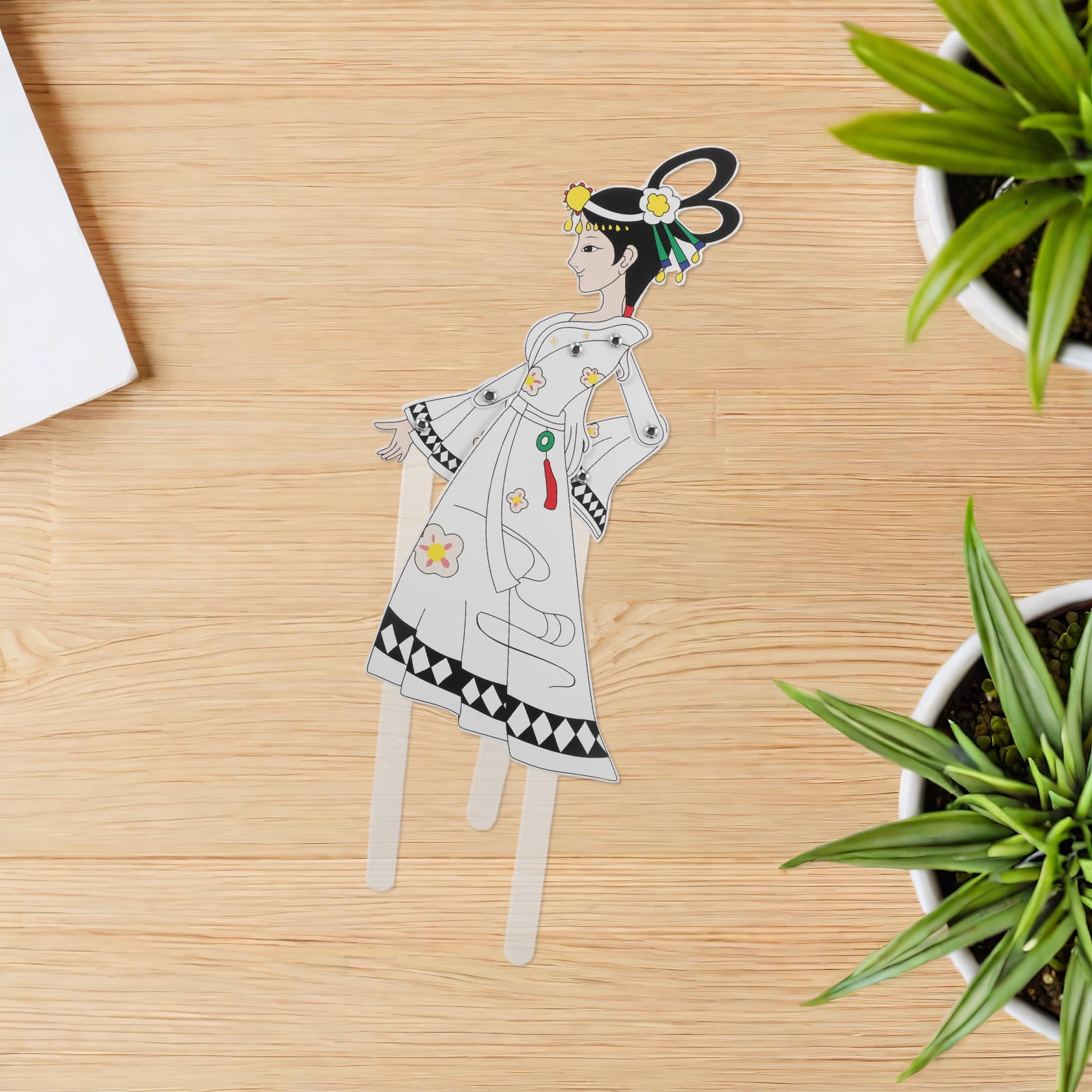 OUNONA 4Set Make Your Own Puppet With Traditional Chinese Art Design In ...