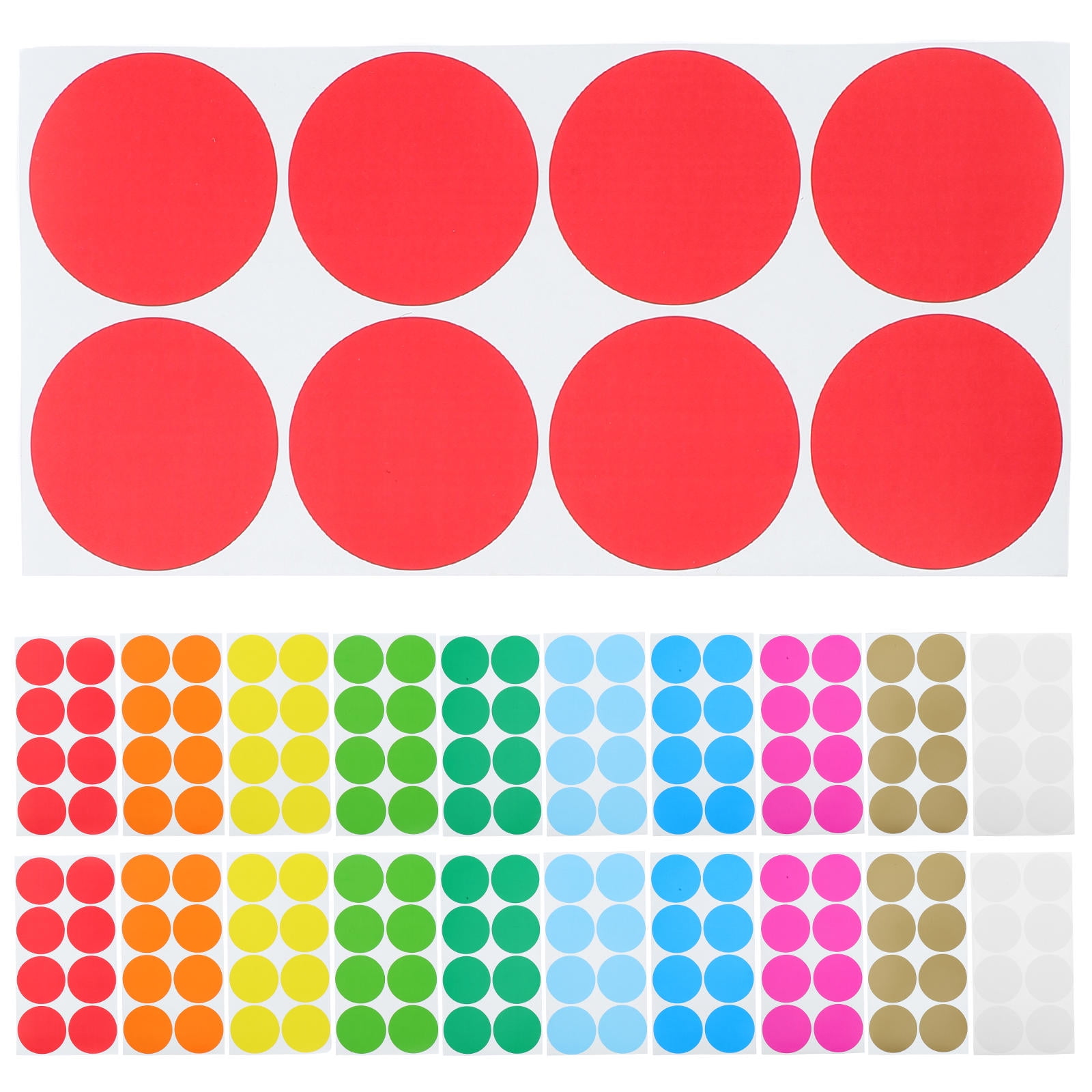 DRAFIDEEP 50-Pack Sealing Labels for Packages, Assorted Colors, and ...