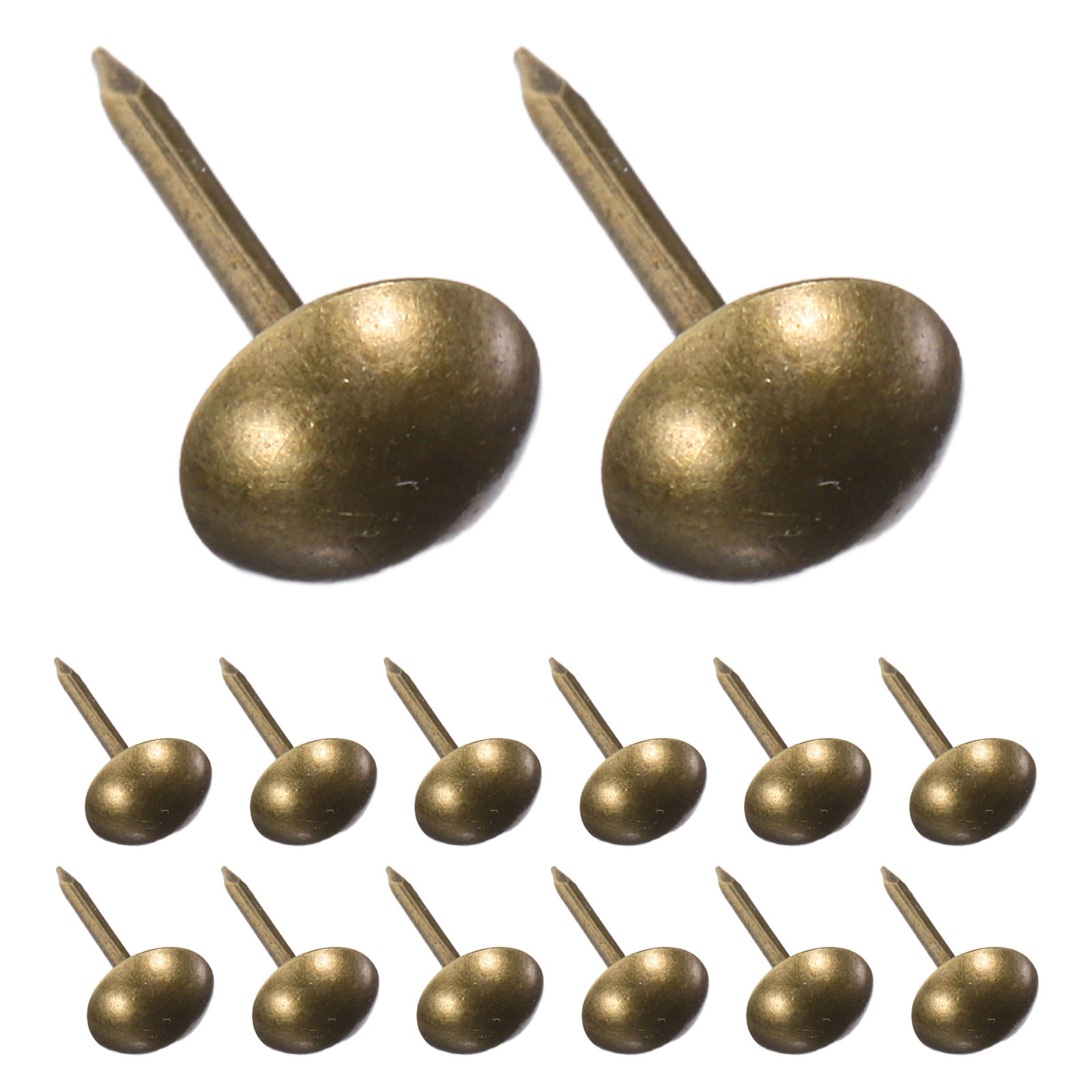 OUNONA 500Pcs Metal Upholstery Tacks Gold Decorative Nails for Wood and ...