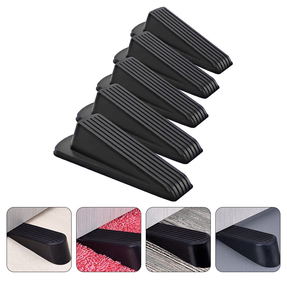DRAFIDEEP 5Pcs Door Stopper for Floor with Grooved Bottom Surface ...