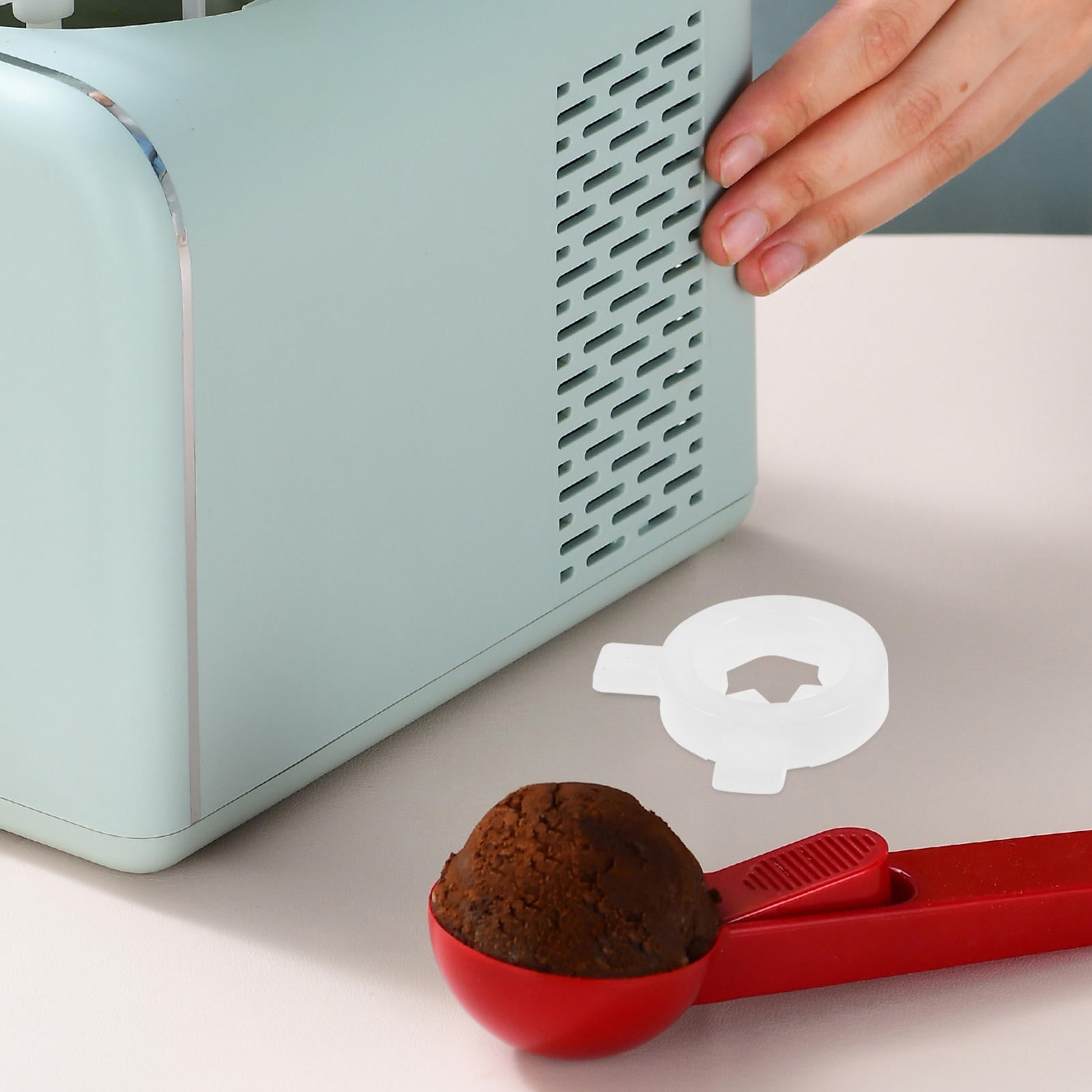 DRAFIDEEP 6Pcs Ice Cream Machine Lids Made of Plastic for Sealing Ice ...