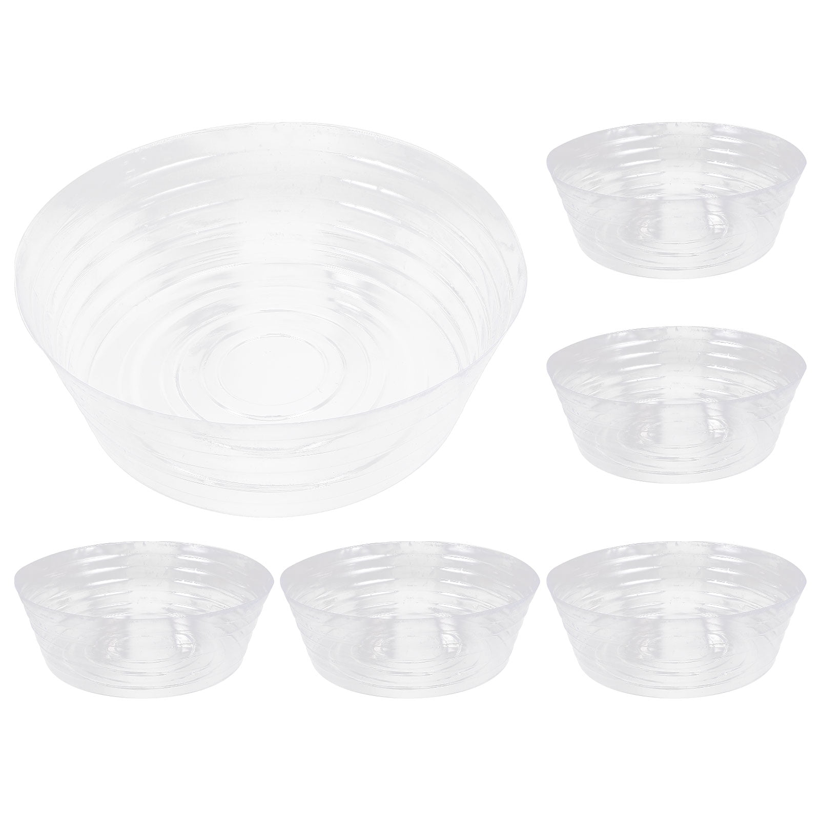 DRAFIDEEP 6pcs Flower Pot Saucer Durable Plant Tray For Overflow ...