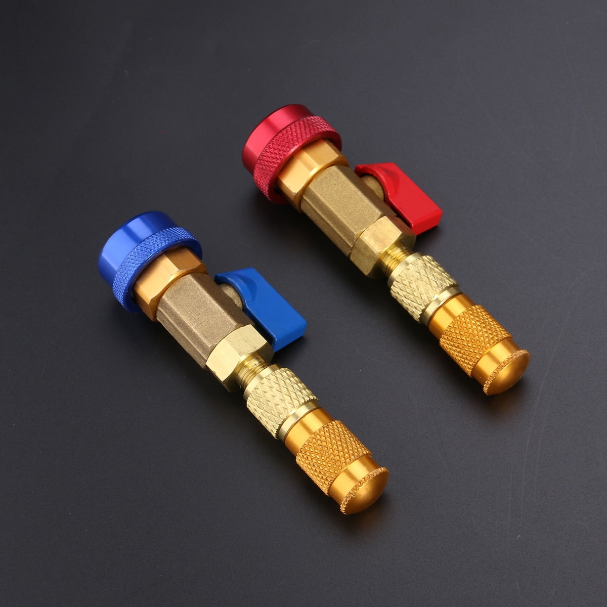 DRAFIDEEP Car Air Conditioning Tools 2Pcs Core Remover Installer Metal Red for Car Maintenance ...