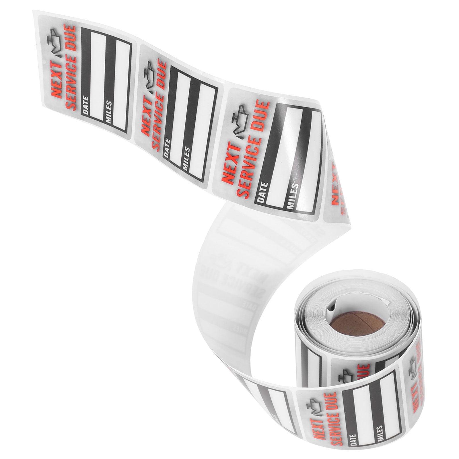 DRAFIDEEP Car Owners 1 Roll (100 Pieces) Service Due Reminder Sticker ...